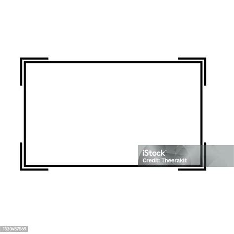 흰색 배경의 프레임 아이콘입니다 프레임 경계 선 기호입니다 빈티지 프레임 기호 플랫 스타일 아르데코에 대한 스톡 벡터 아트 및 기타 이미지 Istock