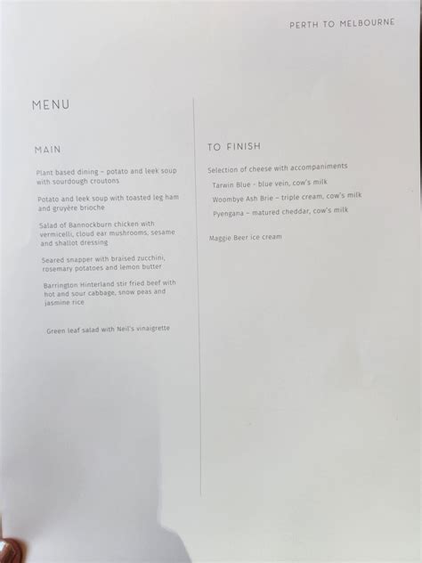 Qantas Business Class Food Review Qf 10 Perth To Melbourne Photos Menu