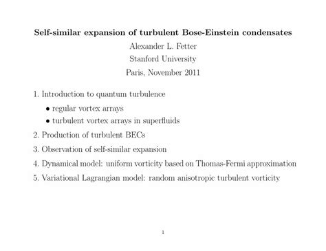 Pdf Self Similar Expansion Of Turbulent Bose Einstein Condensates Dokumen Tips