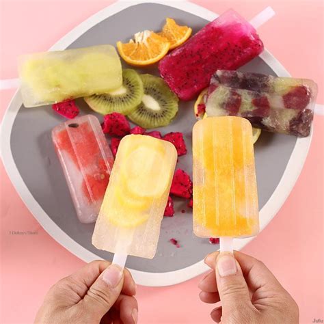 Badu Bg Форма за сладолед десерт фризер 4 кухини силиконови сладолед с капак Направи си