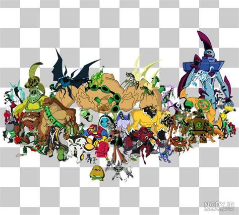 عکس موجودات بن تن آبی عکس نودی