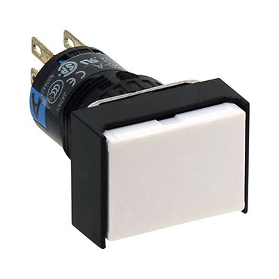 Idec AB6H M1 W Non Illuminated Pushbutton