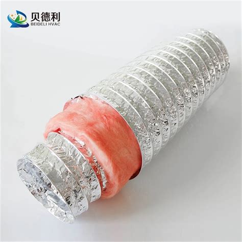 Beideli Havc Pvc Aluminum Combine Flexible Air Duct Owens Corning Fg Fiberglass Insulation Duct
