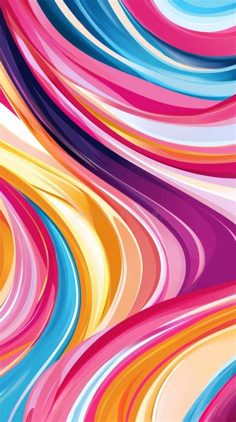 Colorful Abstract Lines Flowing And Swirling Create Dynamic Visually Appealing Patterns