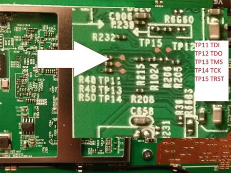Последовательный порт и порты JTAG на WiFi хабе TalkTalk HD01
