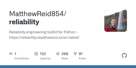 Github Matthewreid854reliability Reliability Engineering Toolkit
