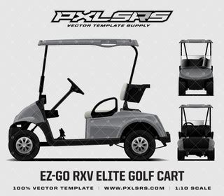 Ezgo Rxv Elite Golf Cart Vector Template