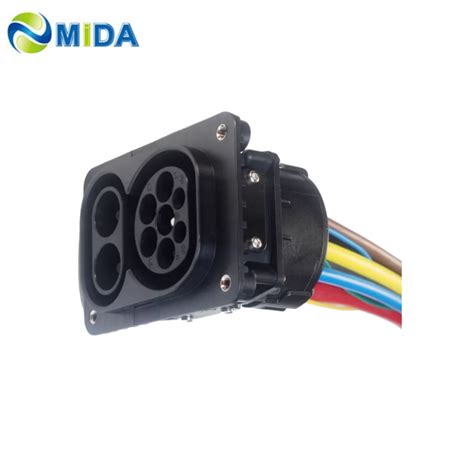 China 350a Iec62196 Ccs2 Combo 2 Dc Evse Charging Socket Ccs2 Charging