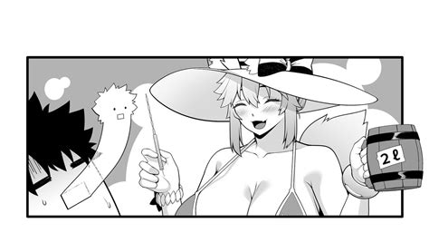 Tamamo no Sourou Kaizen Training Manga 2 Omanko Hen 泳装玉藻前小穴训练 Page 10 nhentai hentai