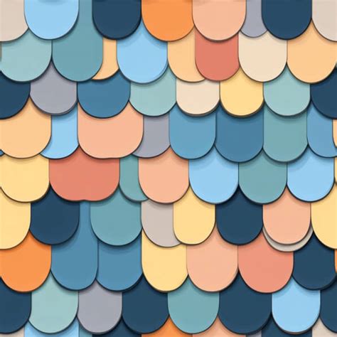 Download Colorful Scalloped Pattern Patterns Online Creative Fabrica