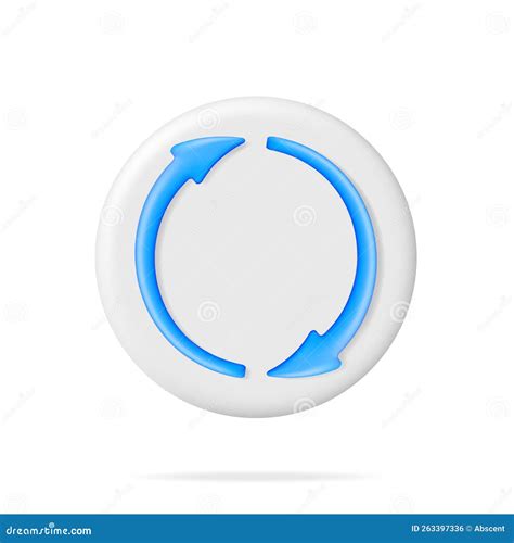 3d Synchronization Icon Isolated Stock Vector Illustration Of Icon Reload 263397336