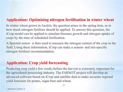 Crop Modeling Types Of Crop Growth Models In Agriculture Pptx