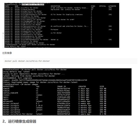 可视化管理docker容器 Ui For Docker 阿里云开发者社区