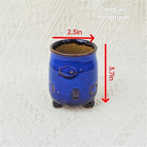 Tangcao Handmade Flowerpot Creative Cute Ceramic Fleshy Flower Pot