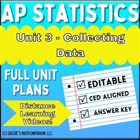 how i teach unit 3 in ap statistics goldie s math emporium