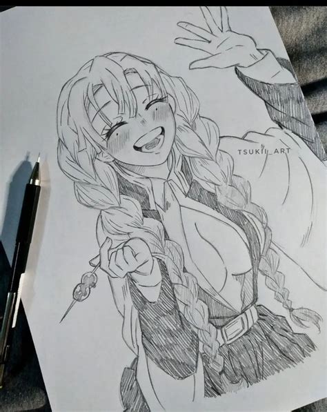 Best 13 Draw Kanroji Mitsuri From Demon Slayer Artofit