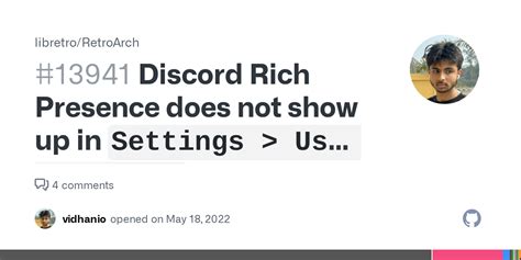 Discord Rich Presence Does Not Show Up In `settings User Privacy` For Mac M1 · Issue 13941