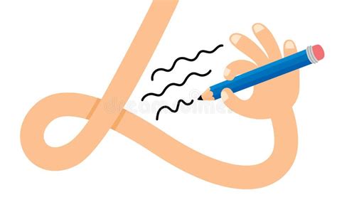 Flat Drawing Of A Conceptual Hand Writing Stock Illustration Illustration Of Book Mathematics