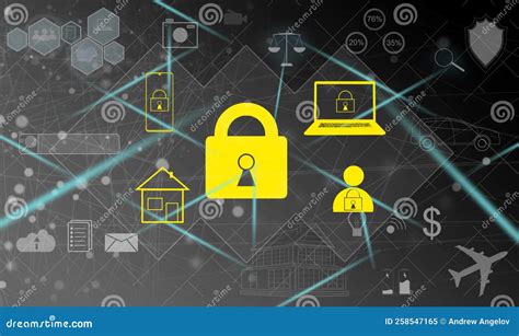 Concept Of Cyber Security Information Security And Encryption Secure