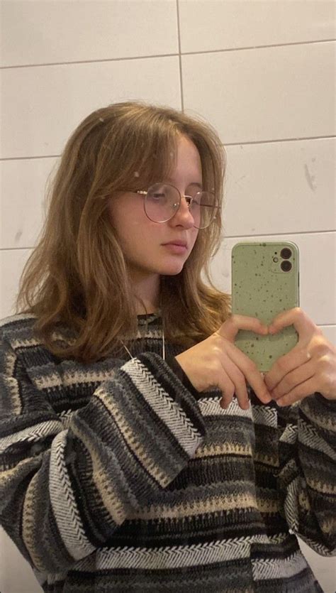 Short Brown Hair With Glasses