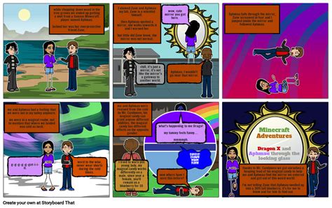 Minecraft Adventures Dragon X And Aphmau Through The Looking Glass