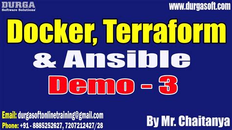 docker terraform and ansible tutorials demo 3 by mr chaitanya
