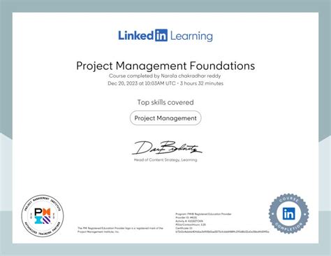 narala chakradhar reddy on linkedin certificate of completion