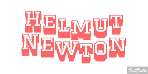 Helmut Newton Celebrity Animated  Logo Designs