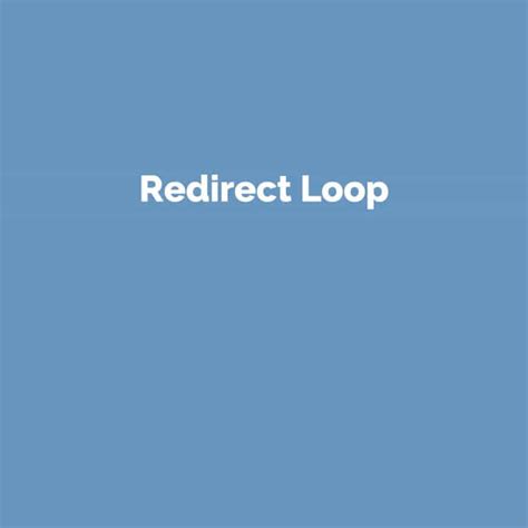 Redirect Loop Online Marketing Glossar Perfecttraffic De