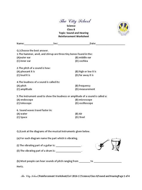 Science Class 8 Sound And Hearing Download Free Pdf Sound Pitch
