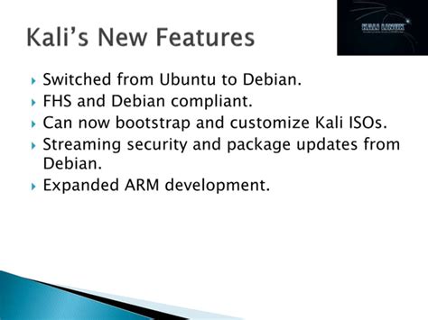 technical presentation kali linux pptx hakkında ppt