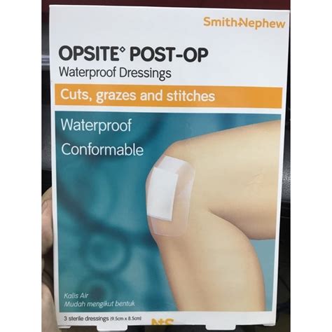 Opsite Post Op Waterproof Dressings Shopee Malaysia