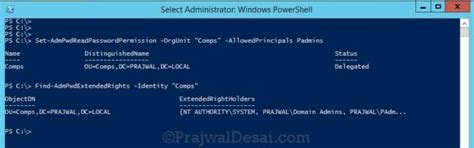 How To Configure Active Directory For LAPS