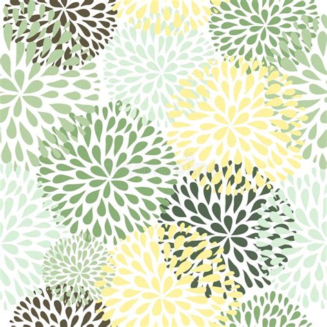 Vector Seamless Pattern Modern Floral Texture Stock Vector