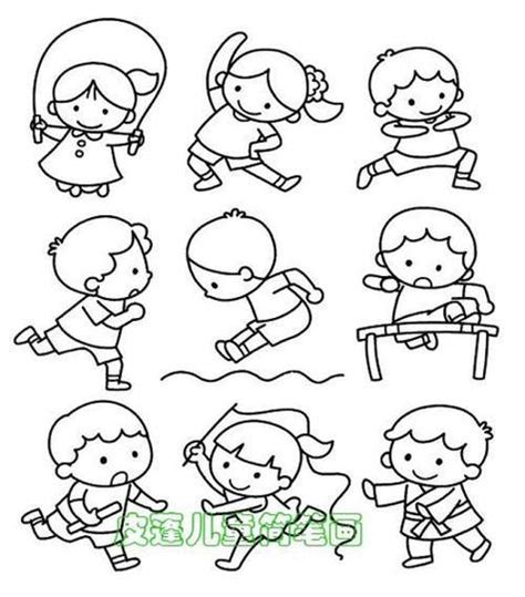 简笔画体育动作单线图怎么画（热门11张）简笔画图片大全