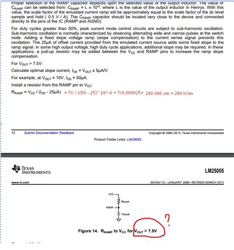 LM25005 Incorrect Resistor In Webench Rramp Power Management Forum Power Management