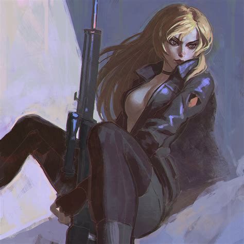Ilya Kuvshinov Sniper Wolf Metal Gear Series Metal Gear Solid Bad
