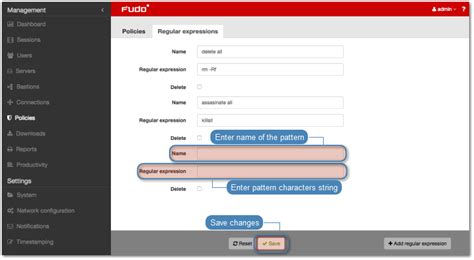 Policies — Wheel Fudo Pam 34 System Documentation