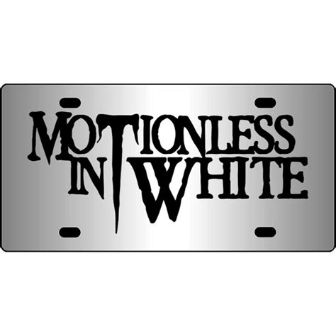Motionless In White Mirror License Plate