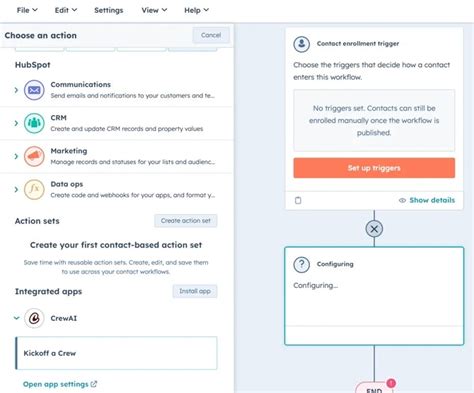Hubspot Trigger Crewai