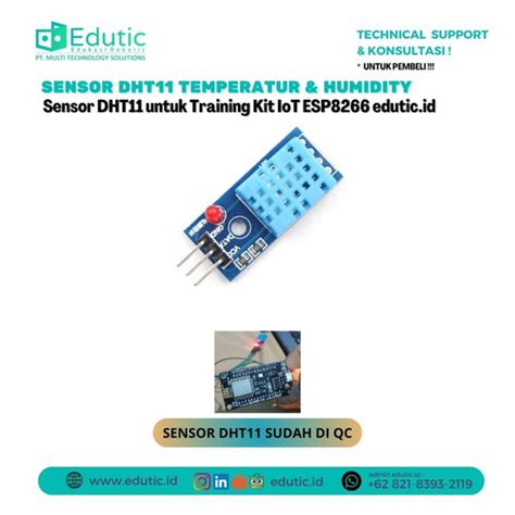 Jual Modul Dht11 Sensor Temperature And Humidity Kab Sukoharjo
