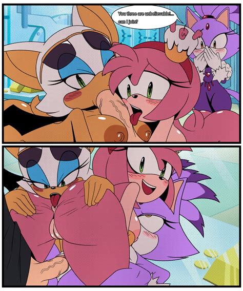 Rule 34 1boy 3girls Amy Rose Anthro On Human Anti Groove Bat Bat Girl