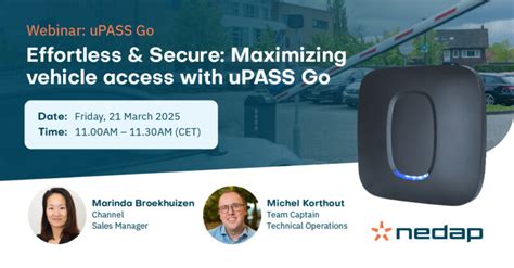 Webinar Effortless And Secure Maximizing Vehicle Access With Upass Go