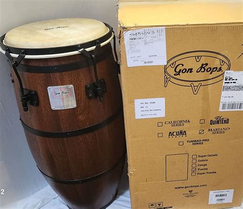 Used Gon Bops Mariano Tumba 12 25 Conga Drum Mahogany Reverb España