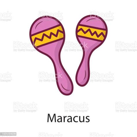 Maracus Filled Outline Icon Design Illustration Music Symbol On White Background Eps 10 File