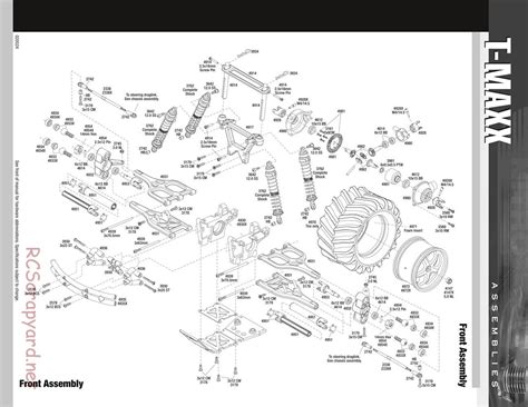 Traxxas Exploded Views T Maxx 1999 4910 Rcscrapyard Radio