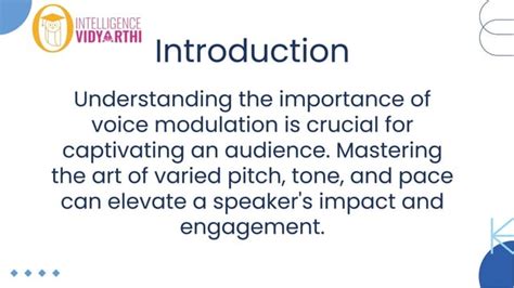 Voice Modulation In Public Speakingpptx