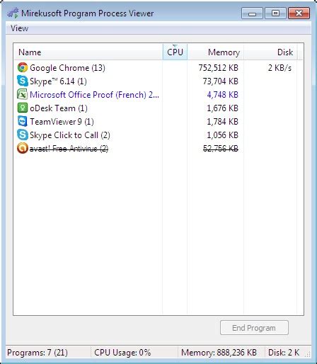 Program Process Viewer Additional Install Monitor Feature