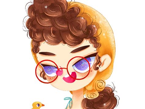 小女孩头像插画系列作品 伊人当世 站酷zcool