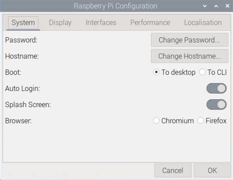 System Configuration